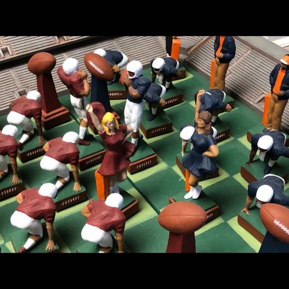 Other | Alabama Auburn With Stadium Football Chess Set | Poshmark